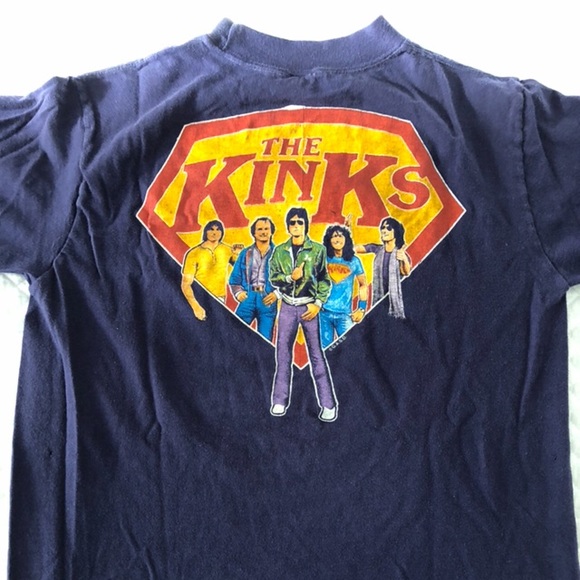 Vintage | Tops | Authentic Vintage 979 The Kinks T Shirt | Poshmark